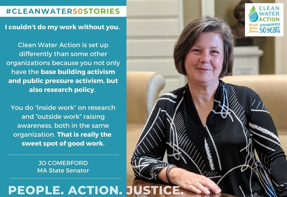 Clean Water 50 Stories: MA State Senator Jo Comerford | Clean Water Action
