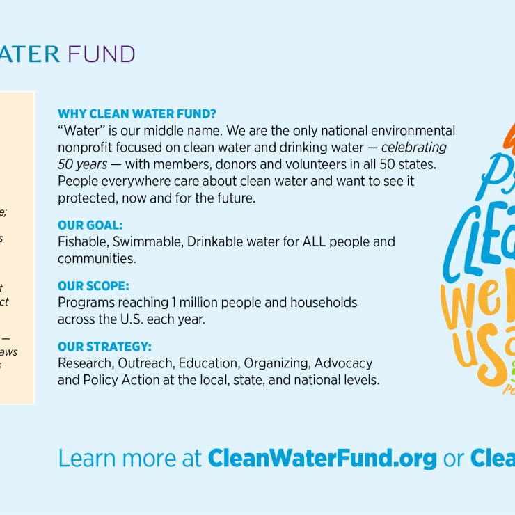 Celebrate Earth Month with Clean Water Fund | Clean Water Action